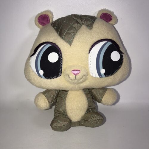 Littlest Pet Shop Coziest Chipmunk Plush 8”Stuffed Animal Hasbro 2008 ...