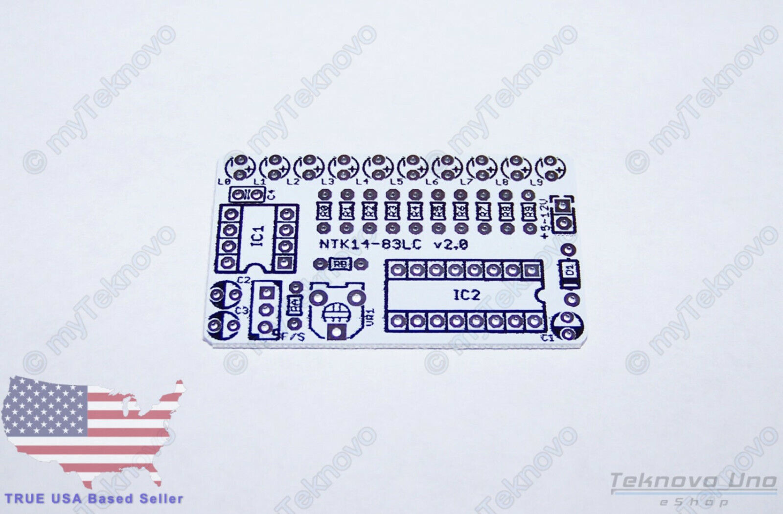 3x Mini White LED & PCB Sequencer Chaser Follower Scroller DIY KIT ...