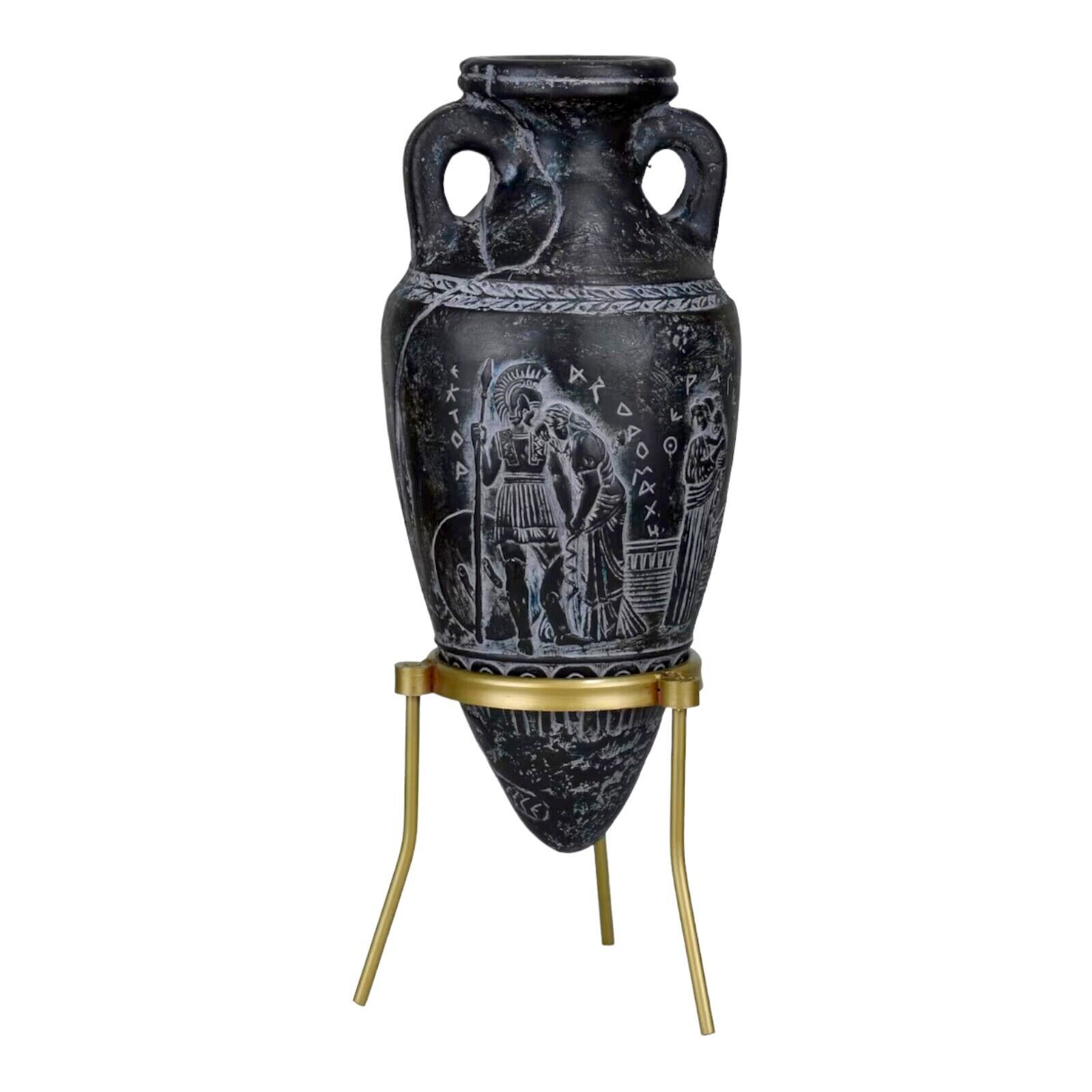 Hector and his wife Andromache Rhyton Vase Ancient Greece Pottery Homer ...