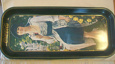 VINTAGE 1970's COCA-COLA METAL RECTANGULAR SERVING TRAY - Trays