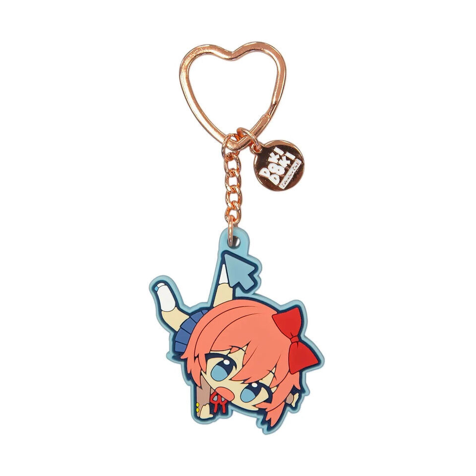Doki Doki Literature Club Sayori Mouse Pointer Rubber Keychain Charm ...