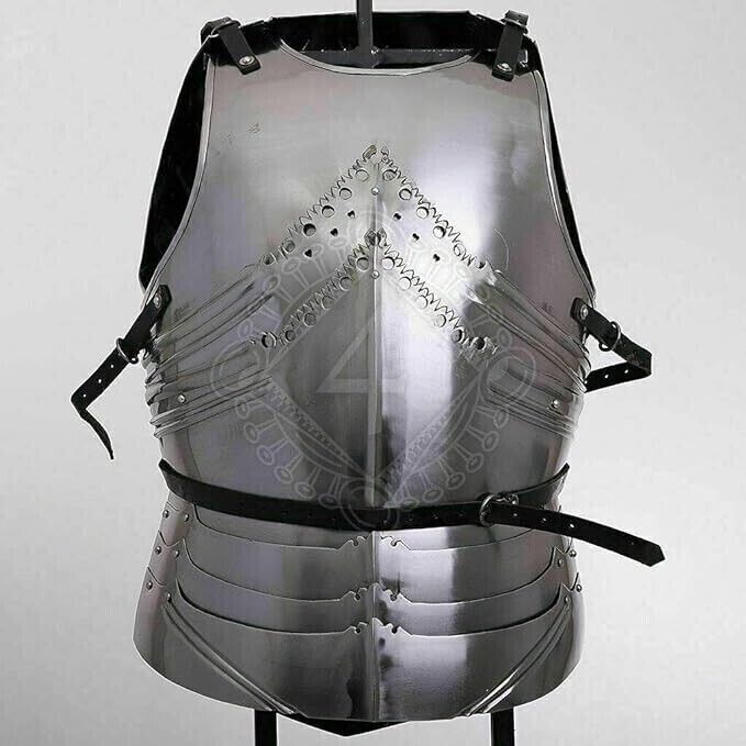Medieval Half Larp Gothic Steel Cuirass Battle Knight Armor Breast ...