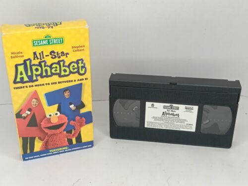 VTG VHS Sesame Street All Star Alphabet Dixie Chicks Sheryl Crow ...