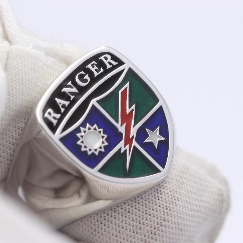 US Army Rangers Regiment 75th Military Jewelry Solid Sterling Silver ...