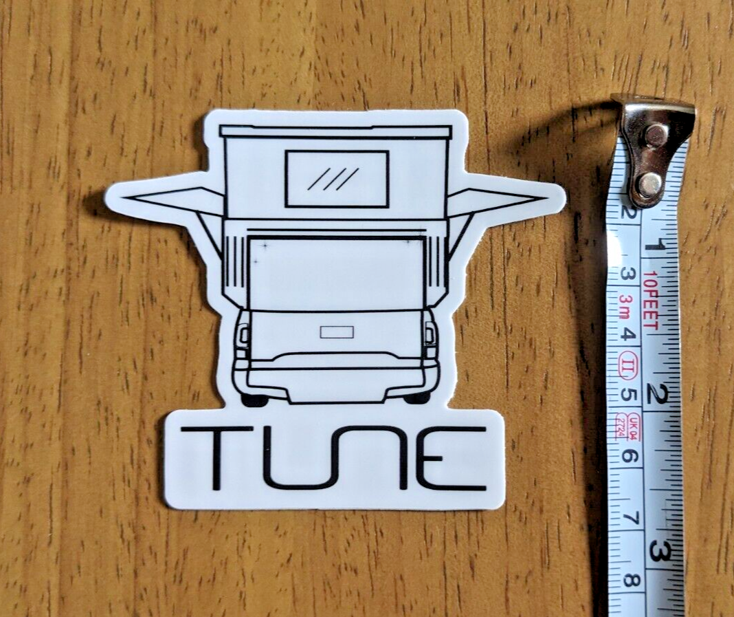 Tune logo sticker decal outdoor recreational adventure truck camper ...