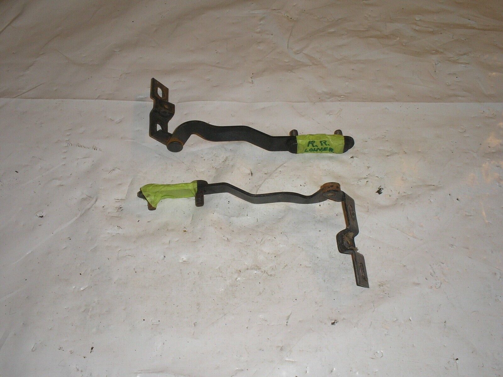 1981 Delorean DMC 12 OEM Set of Right Left Engine Cover Louvers Hinges ...