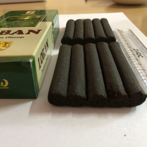 9 Box of 10 wet logs 100gm DHOOP Soft Moldable, 6 Loban, 2 Gugal, 1 ...