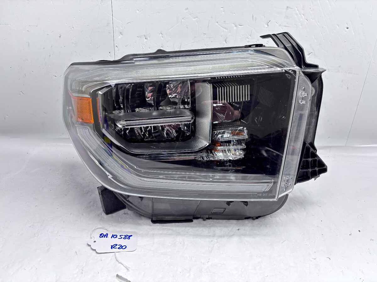 TOYOTA TUNDRA 2018 2019-2021 LED RIGHT PASSENGER SIDE OEM HEADLIGHT ...