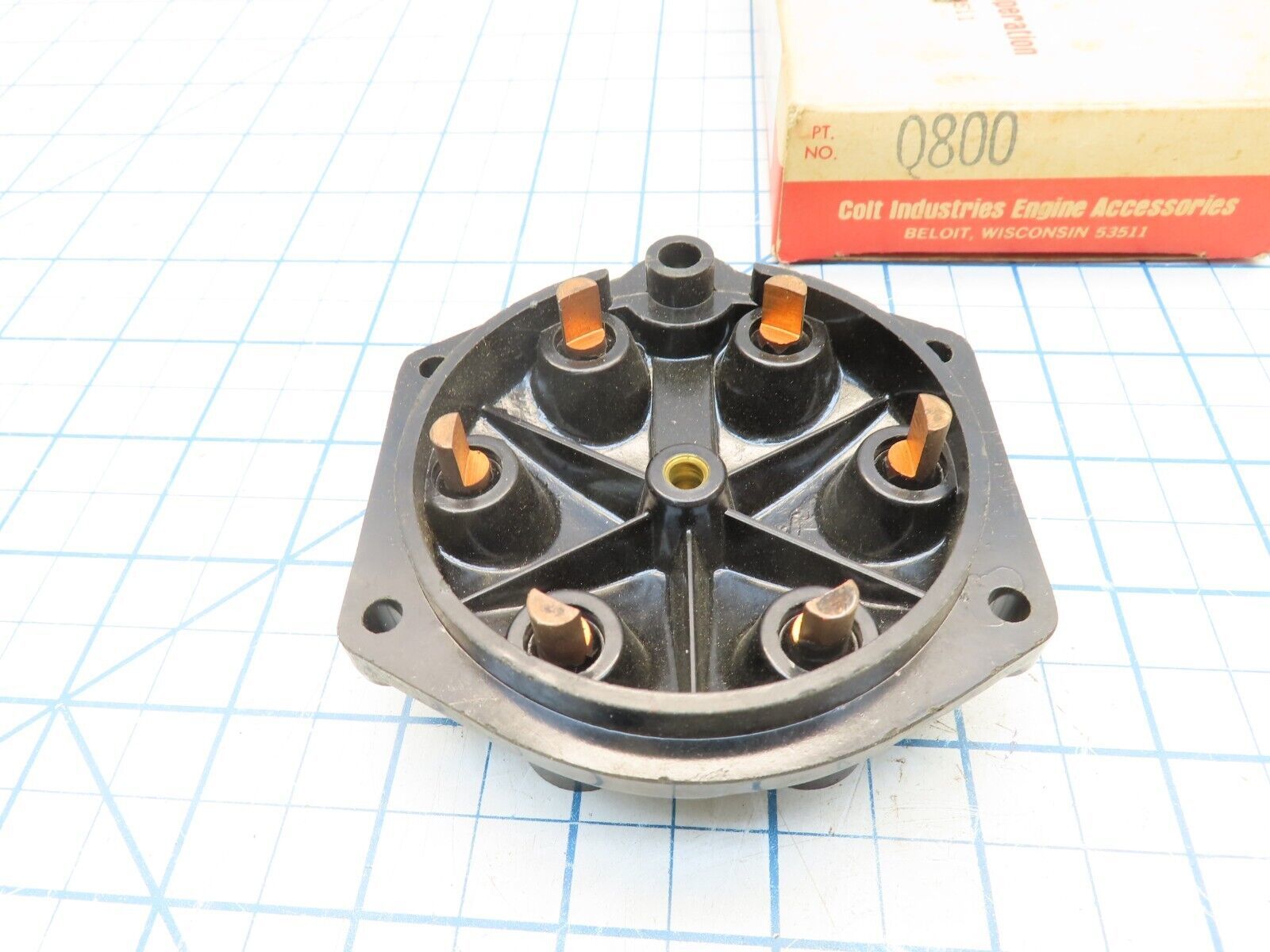 Fairbanks Morse Colt Q800 Magneto Distributor Cover Cap 6 Cylinder ...