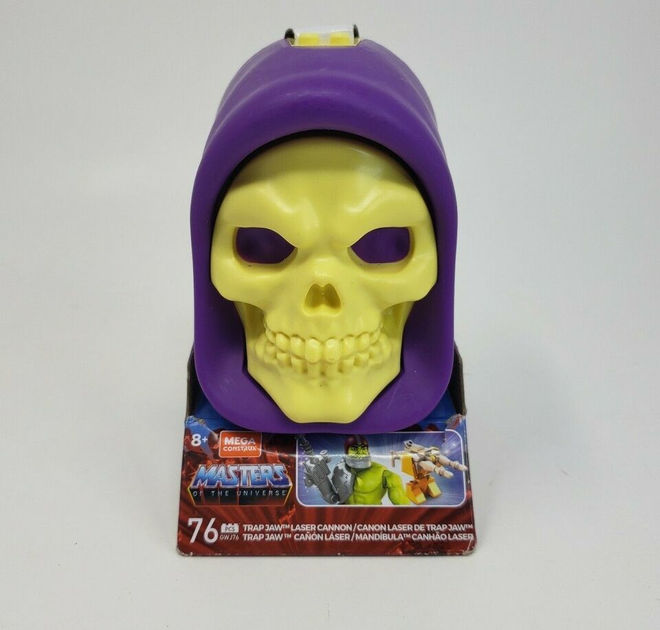 MEGA CONSTRUX MASTERS OF THE UNIVERSE SKELETOR SKULL PLAY SET TRAP JAW ...
