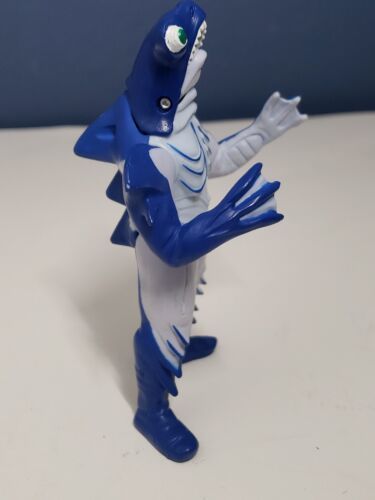 1994 Mighty Morphin Power Rangers Slippery Shark Action Figure Evil ...