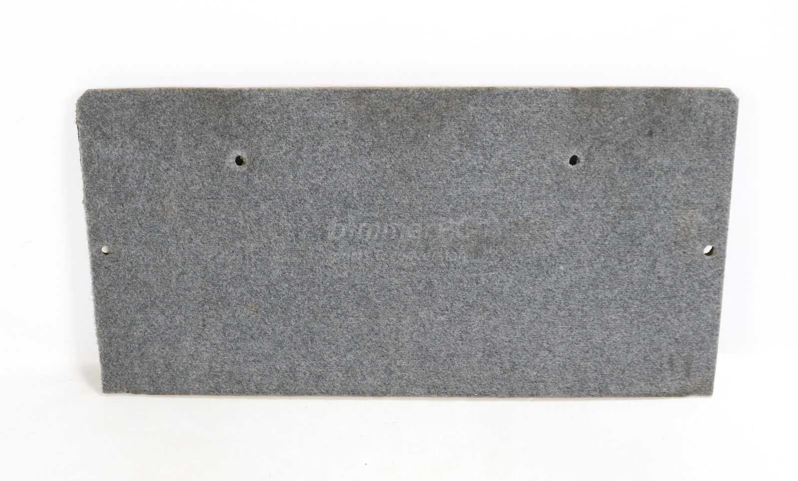 BMW E32 7-Series Front Carpeted Trunk Trim Panel Gray 735iL 740iL 1988-1994 OEM - Trim
