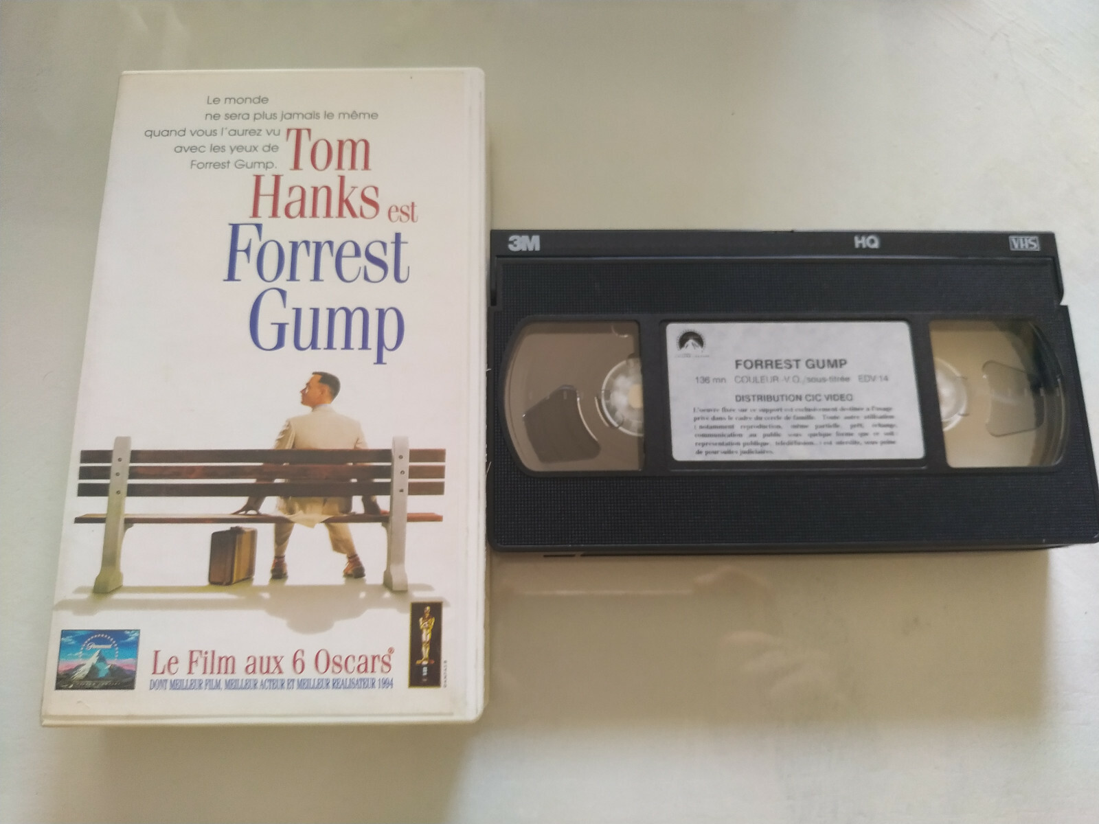 Forrest Gump Tom Hanks 1995 Robert Zemeckis VHS Film Tape Frances - 3T ...