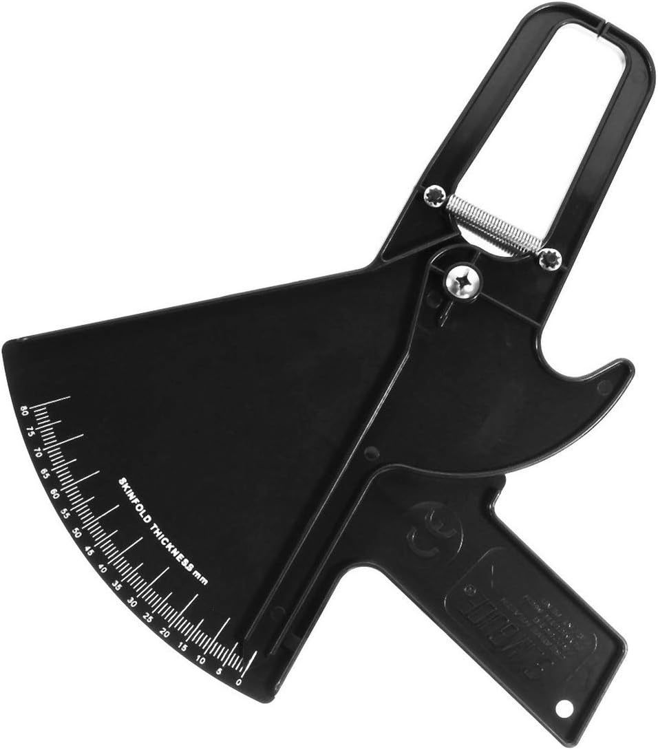 Black Slim Guide Skinfold Caliper With Booklet. - Scales