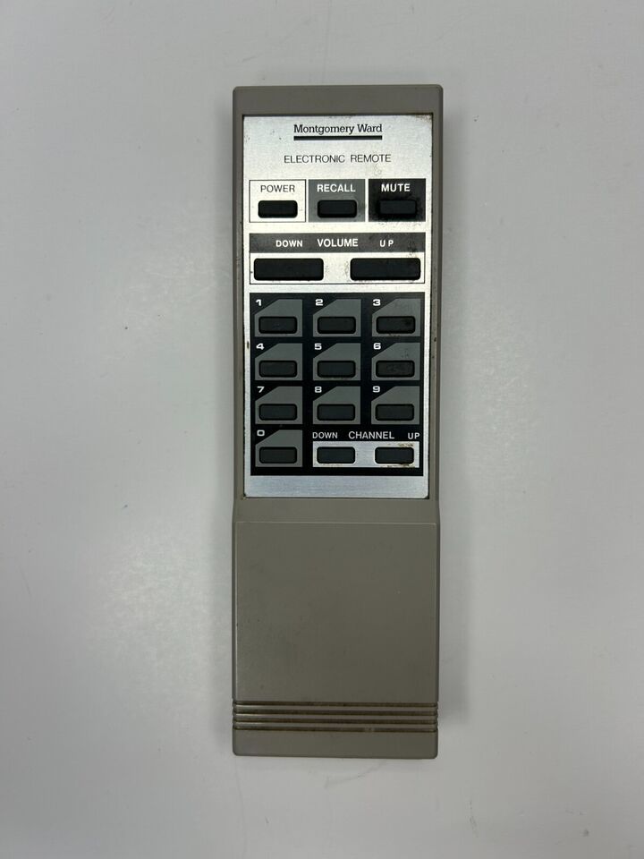 Montgomery Ward 6142001B Remote Control, Gray - OEM for Vintage CRT TV ...