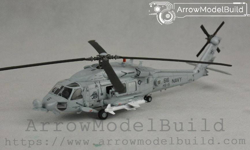 ArrowModelBuild hh-60j Black Hawk Helicopter Built & Painted 1/72 Model ...