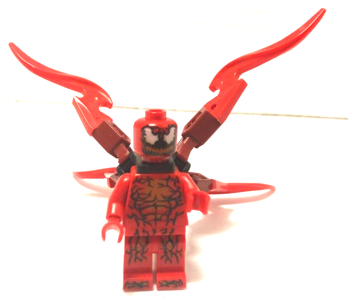 Lego CARNAGE Marvel Mini Figure - Building Toy Pieces & Parts