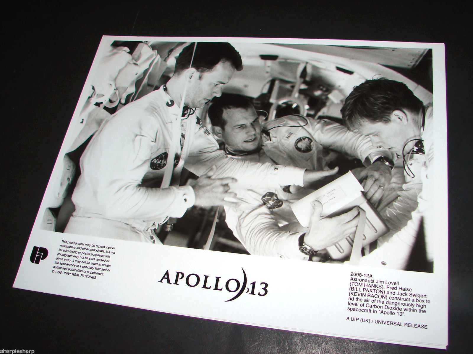 1995 Ron Howard Movie APOLLO 13 8x10 Photo TOM HANKS Bill Paxton Kevin ...