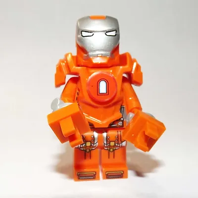 Minifigure Custom Toy Iron Man MK 36 Peacemaker MCU - LEGO (R) Minifigures