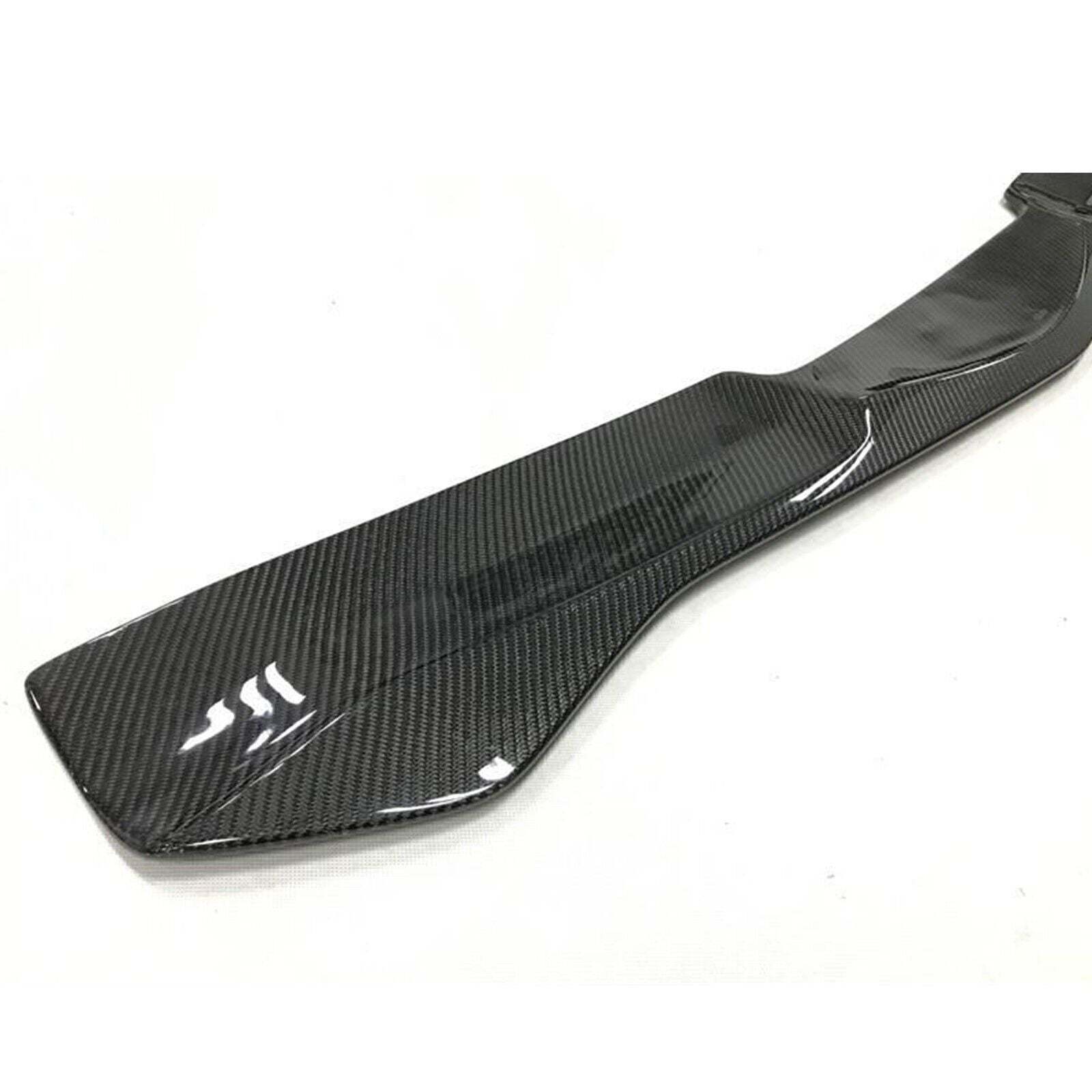 Carbon Fiber Front Bumper Spoiler Lip fits 2016 2017-2022 Romeo Giulia ...