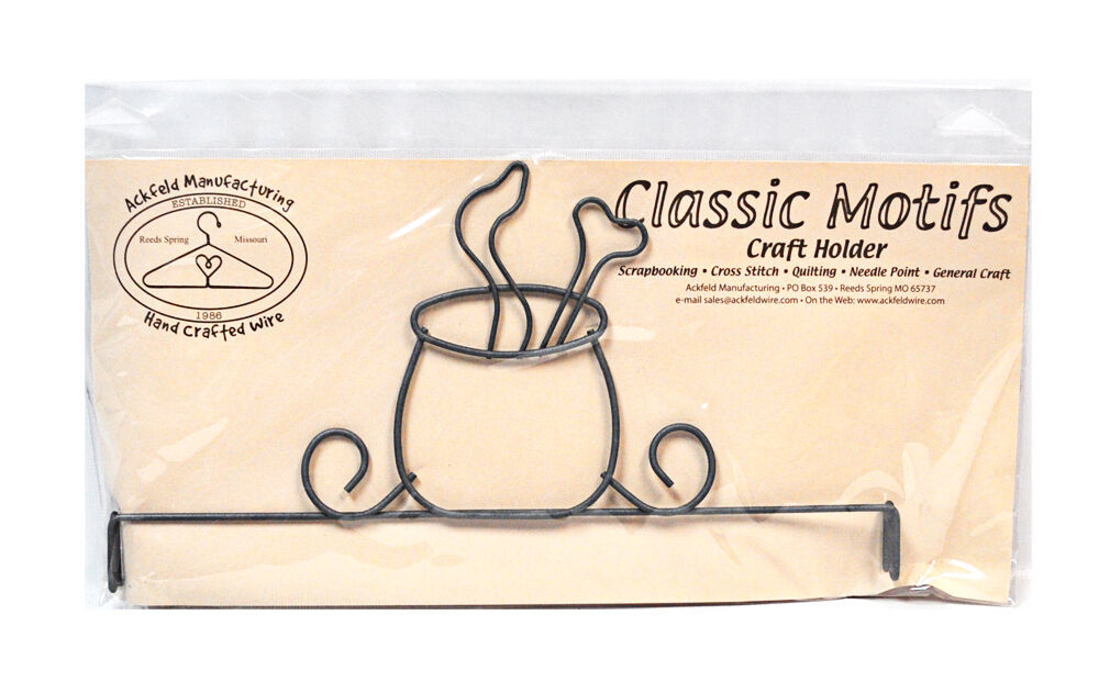 Classic Motifs Witch Cauldron 12 Inch Header - Quilt Hangers & Stands