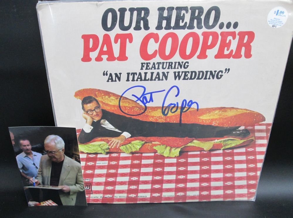 Pat Cooper Signed Autographed "Our Hero" Record Album - Records