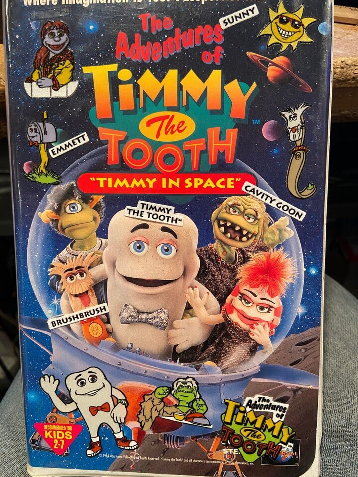 The Adventures Of Timmy The Tooth (Timmy In Space) VHS w/Wear BKSHDS ...
