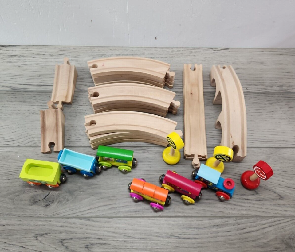 Vintage Sesame Street Grover Train Set Wood Magnetic Over Under ...
