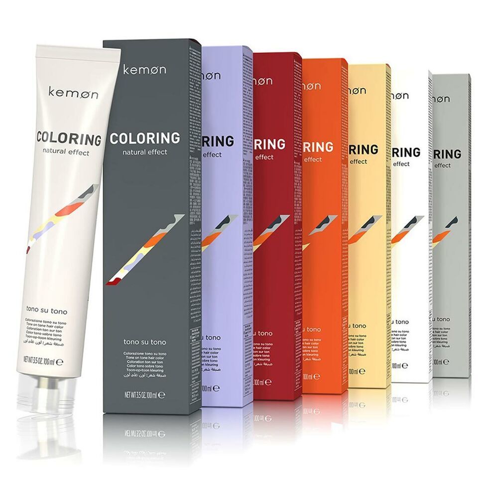 Kemon Coloring Tone On Tone 5.45 Light Red Copper Brown 3.5oz 100ml - Other