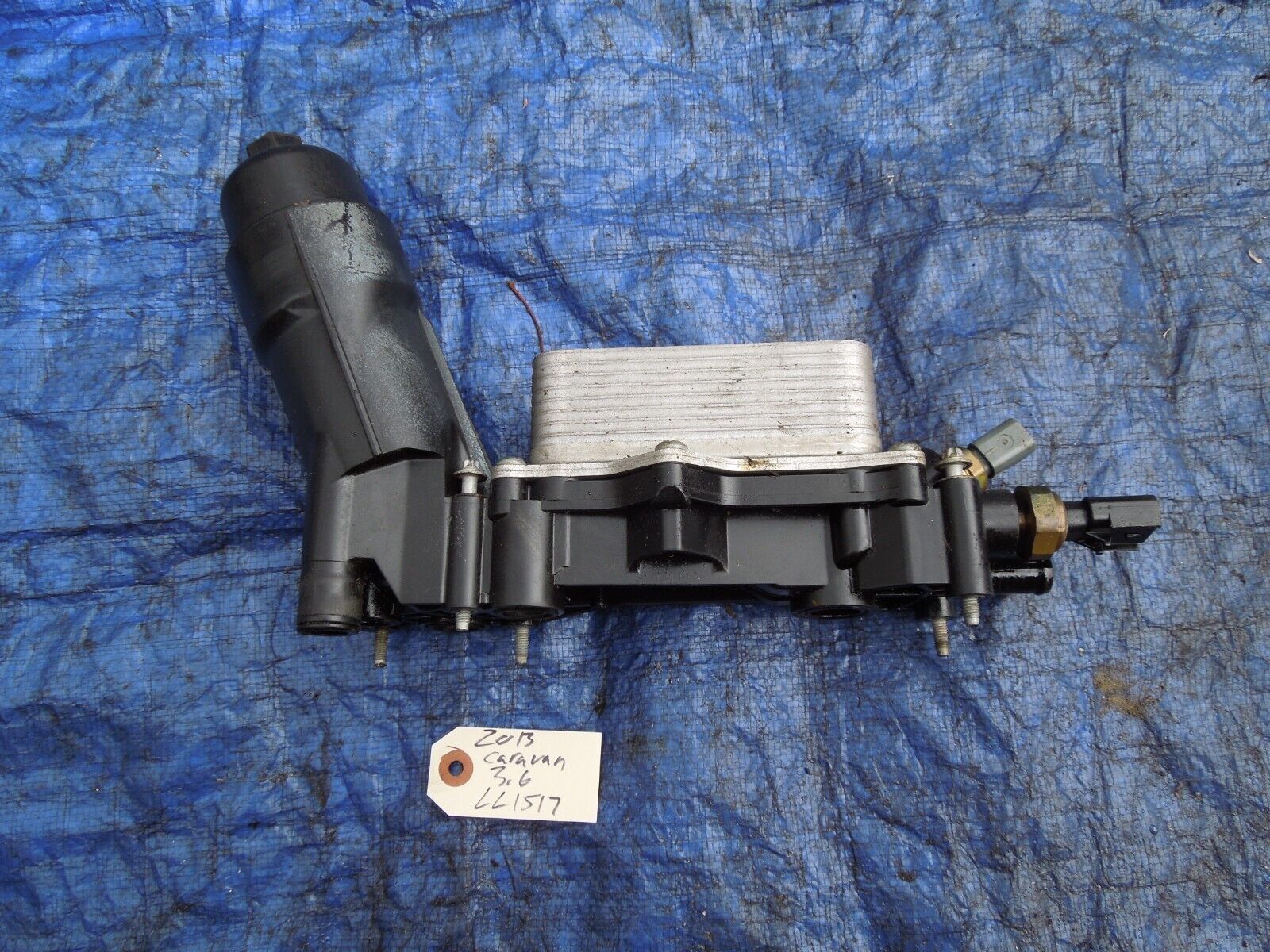 2013 Dodge Grand Caravan oil filter cooler housing OEM 05184294AE Town ...