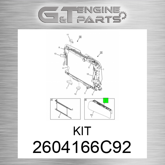 2604166C92 KIT fits INTERNATIONAL TRUCK (NEW AFTERMARKET) - Other Heavy ...