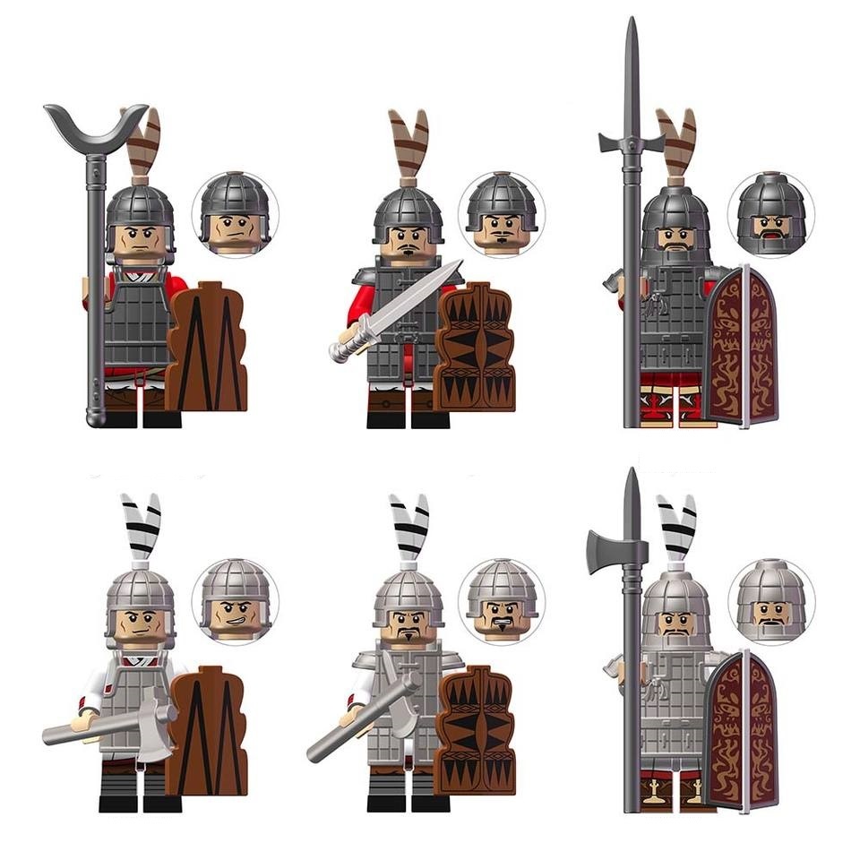 6pcs Ancient Chinese Northern Han and Southern Han Dynasty Soldiers ...