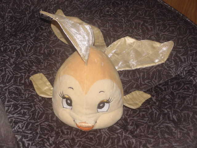 15" Disney Cleo Fish Plush Stuffed Toy From Pinocchio - Disneyana