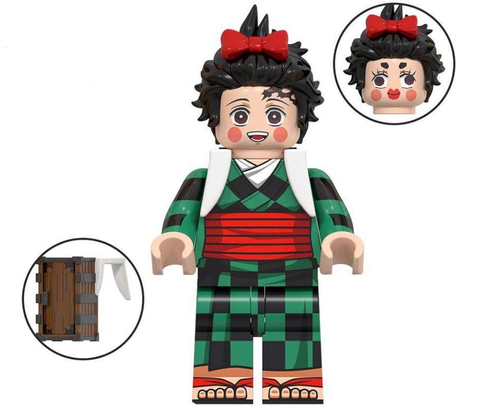 Minifigure Custom Toy Tanjiro Kamado Demon Slayer Cartoon TV Show Anime ...