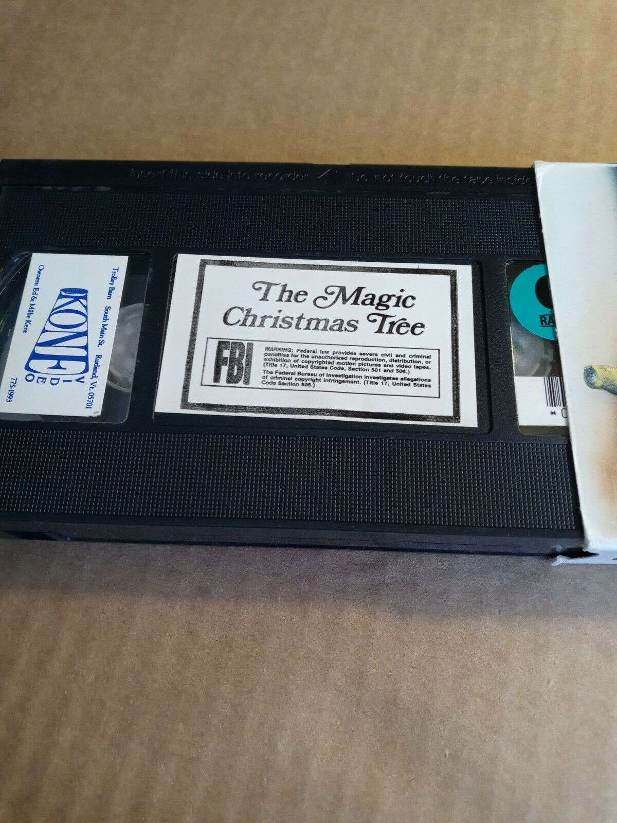 The Magic Christmas Tree VHS 1987 Force 10 Entertainment - VHS Tapes