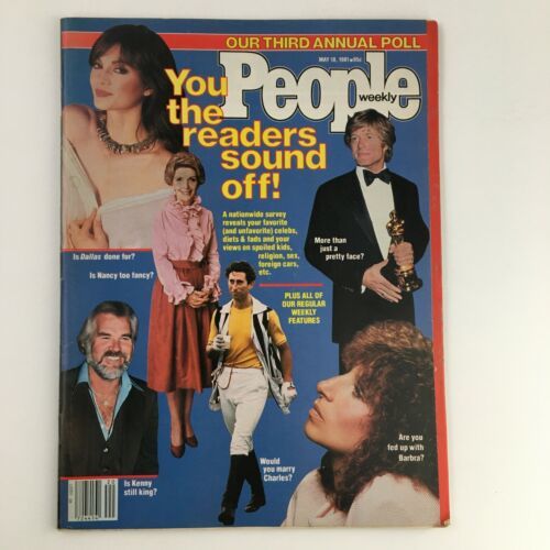 People Weekly Magazine May 18 1981 Barbra Streisand and Kenny Rogers No ...