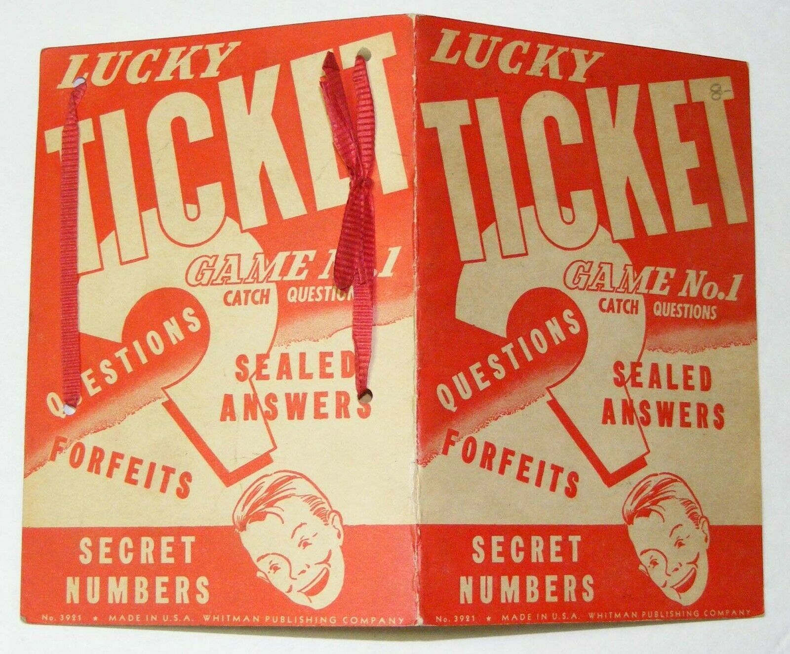 Vintage LUCKY TICKET Game No. 1 Complete - Circa 1950's by Whitman - Other