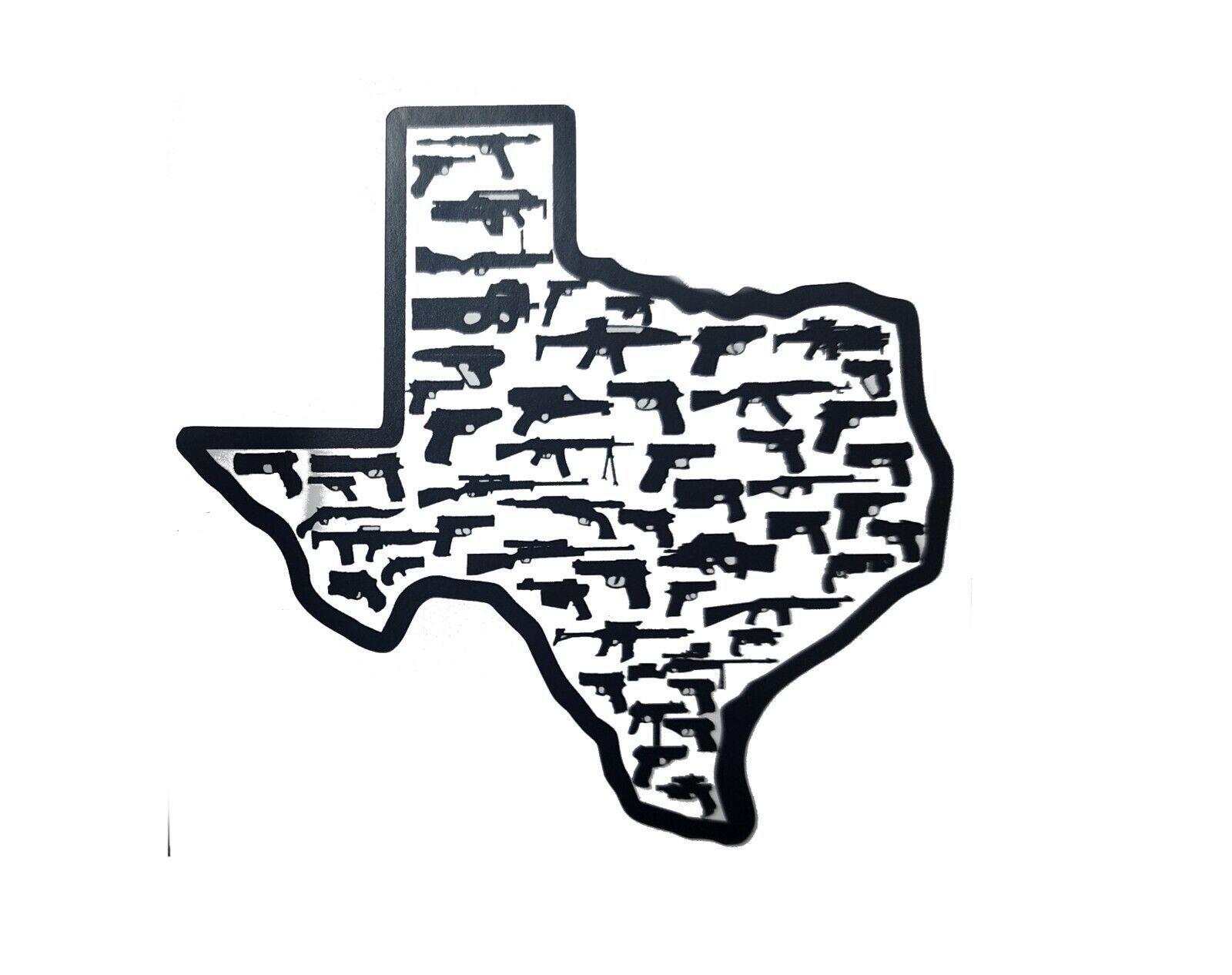 Texas Strong We the People Guns American Flag Logo Vinyl Sticker ...