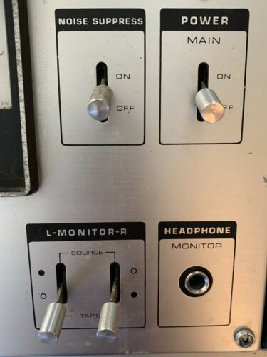 Sony TC Reel Deck Power Monitor Noise Suppression Speaker Switch Knob ...