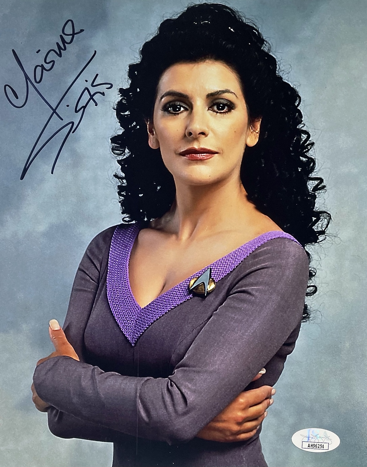 Marina Sirtis Signed Autograph 8x10 Photo Star Trek Jsa Certified