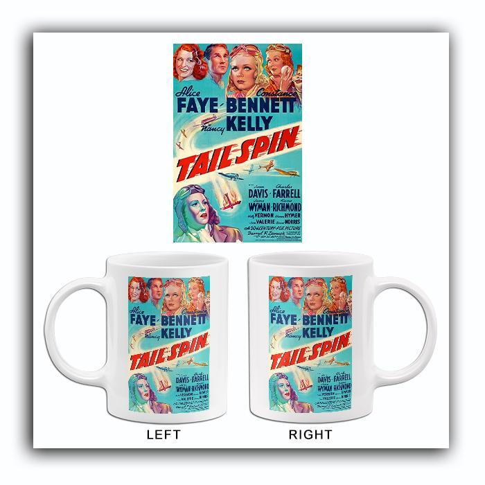 Tail Spin - 1938 - Movie Poster Mug - Dinnerware & Serveware