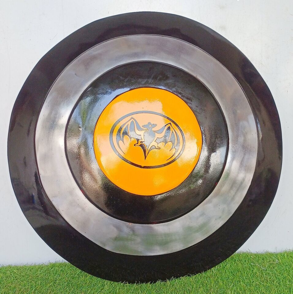 Bacardi's Logo Round Black Aluminum Shield Movie Prop Replica 24 ...