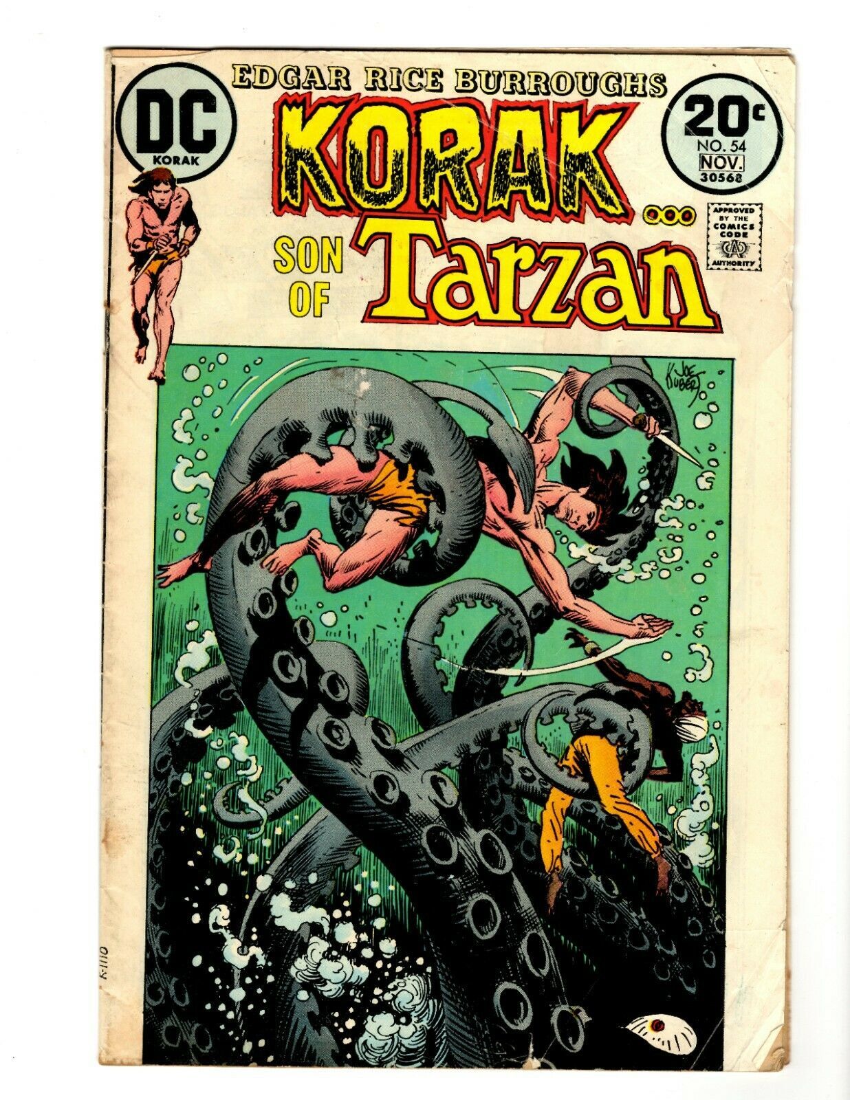 Korak Son of Tarzan #54 ORIGINAL Vintage 1973 DC Comics - Comic Books ...