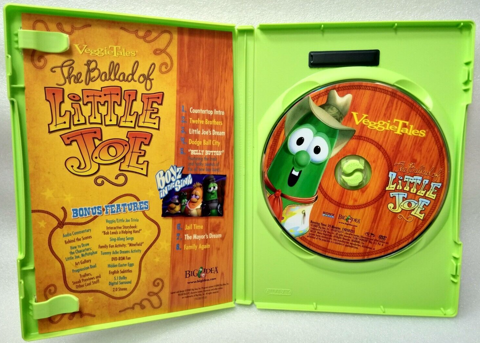 VeggieTales The Ballad of Little Joe Facing Hardship (DVD, 2007, Big ...