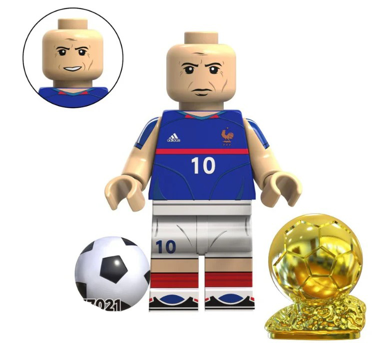 Minifigure Zinedine Zidane Soccer Player World Cup! Toys US - LEGO (R ...