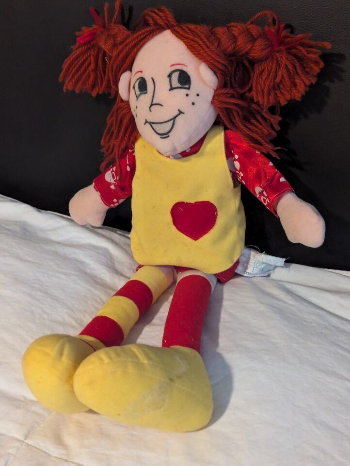 Vintage RARE 1997 Toy Connection Pippi Longstocking Plush - Action Figures