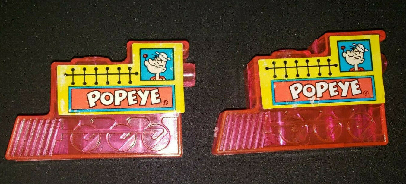 Vintage 1960's Popeye Bubble Blowing Train Made in Hong Kong Lot of 2 ...