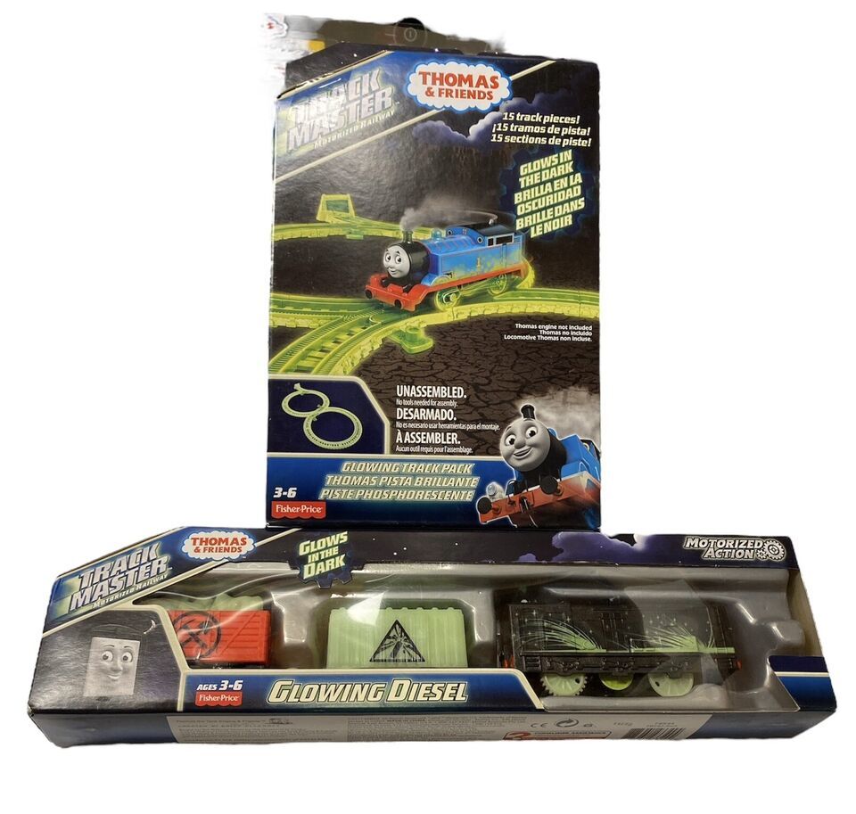 New Thomas & Friends Trackmaster Glowing Diesel & Glow In The Dark ...