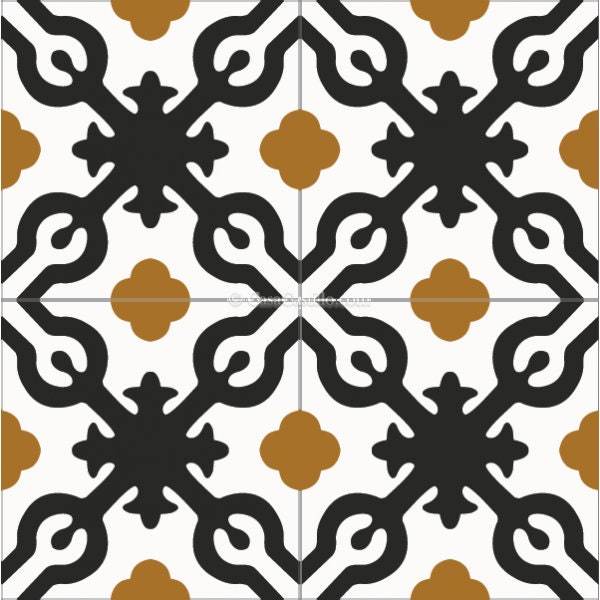 Mexican Mission Cement Tiles Handcrafted 10 sqf - Croce Milán4 - 8x8 ...