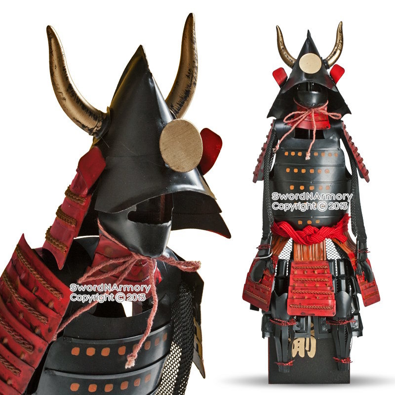15.5" High Kuroda Clan Shogun Japanese Samurai Armor Miniature Statue ...